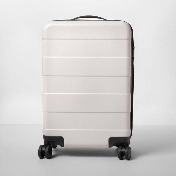 Made By Design | Bags | Hardside 225 Carry On Spinner Suitcase Tan Made ...